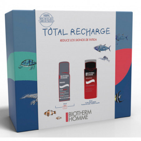 HOMME TOTAL RECHARGE COFRE (GEL 50ML+FOAM SHAVER 50ML) | Perfumeria Júlia